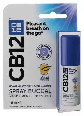 CB12 Spray Buccal Sans Alcool Menthe – 15 ml – Lariboisière Shop